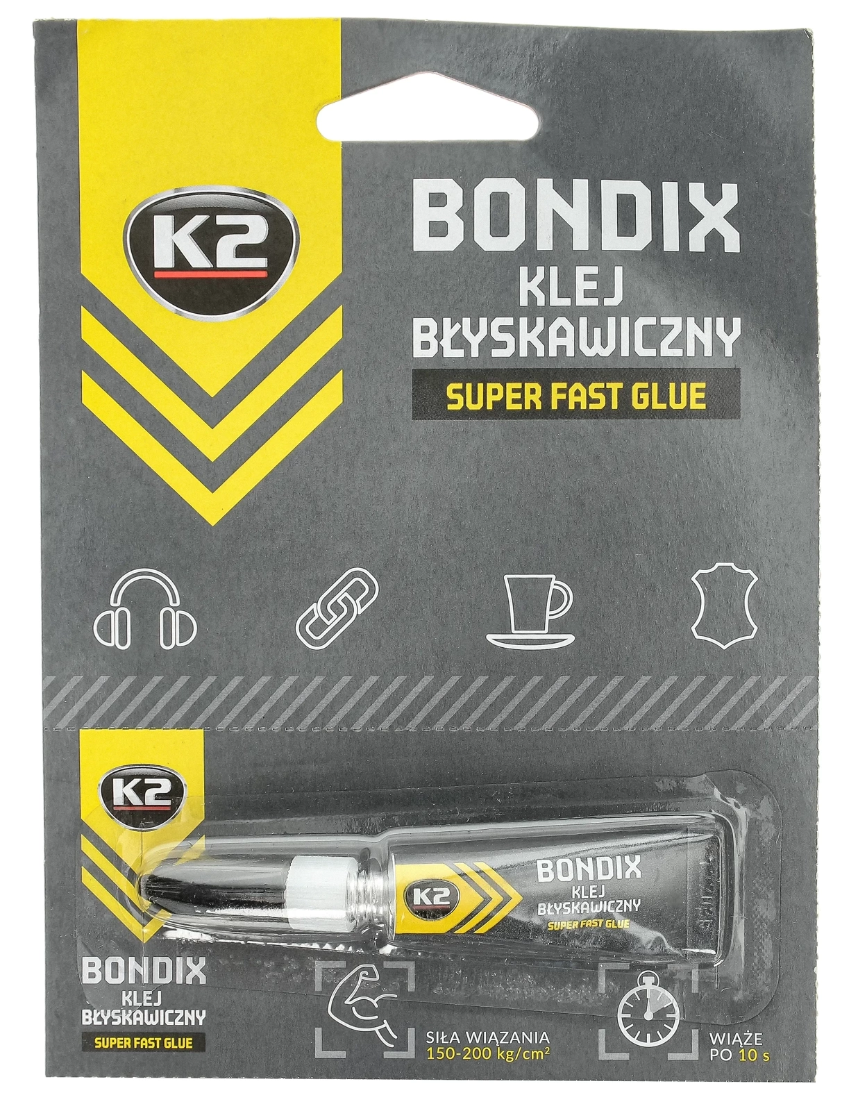 Klej błyskawiczny K2 BONDIX - 3g | sklep Czesci-sojka.pl