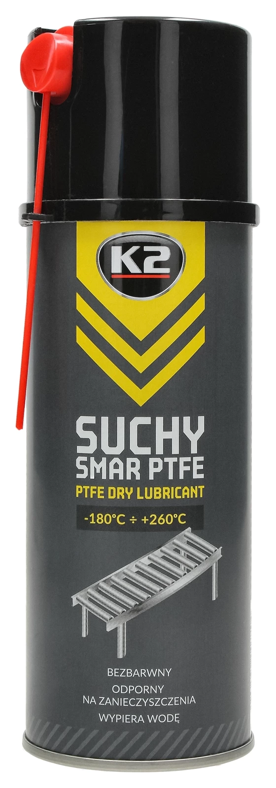 Suchy smar PTFE w sprayu K2 - 400ml | sklep Czesci-sojka.pl